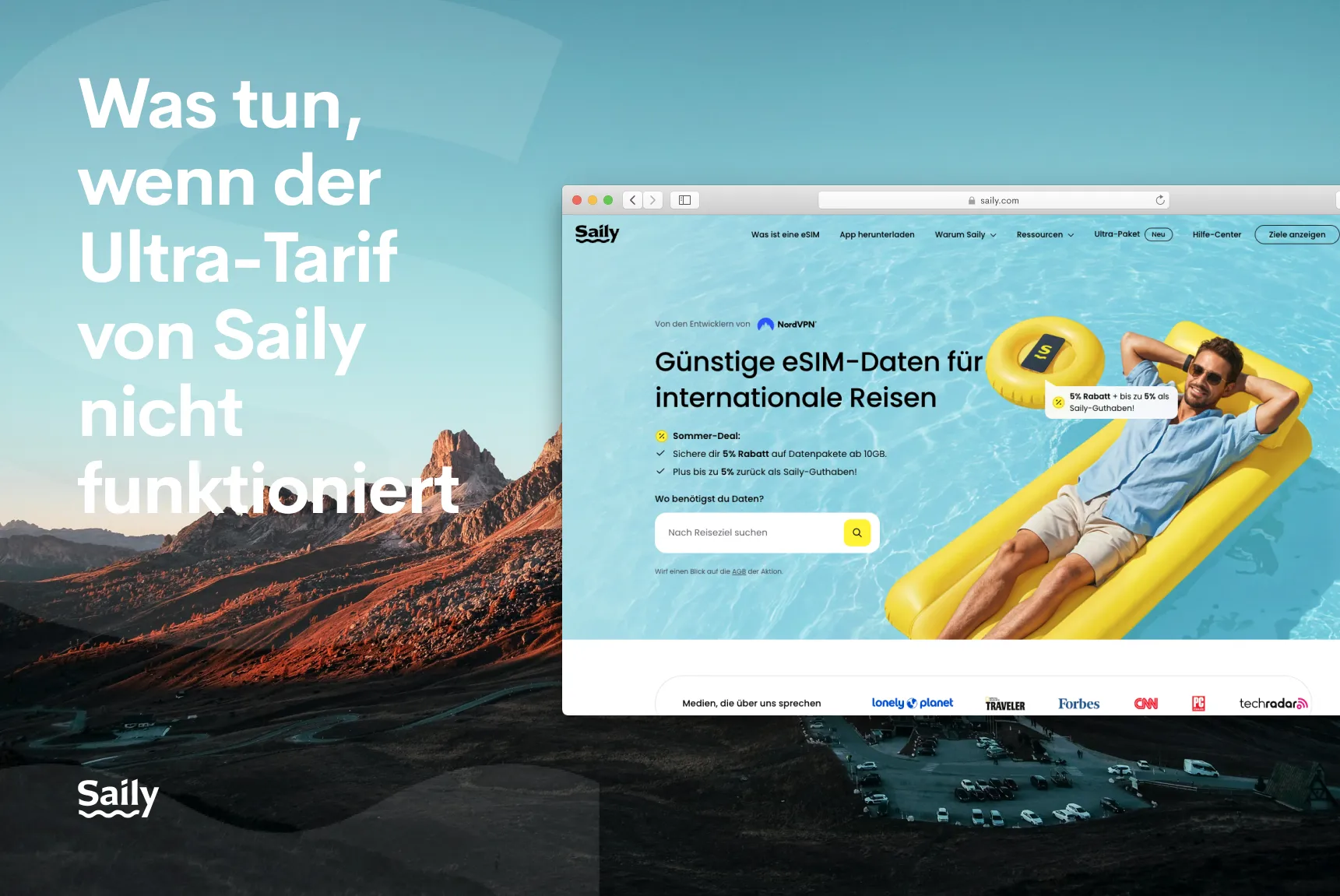 Was tun, wenn der Ultra-Plan von Saily nicht funktioniert?
