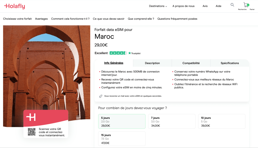 Comment avoir accès á Internet au Maroc avec une eSIM? - Passporter Blog