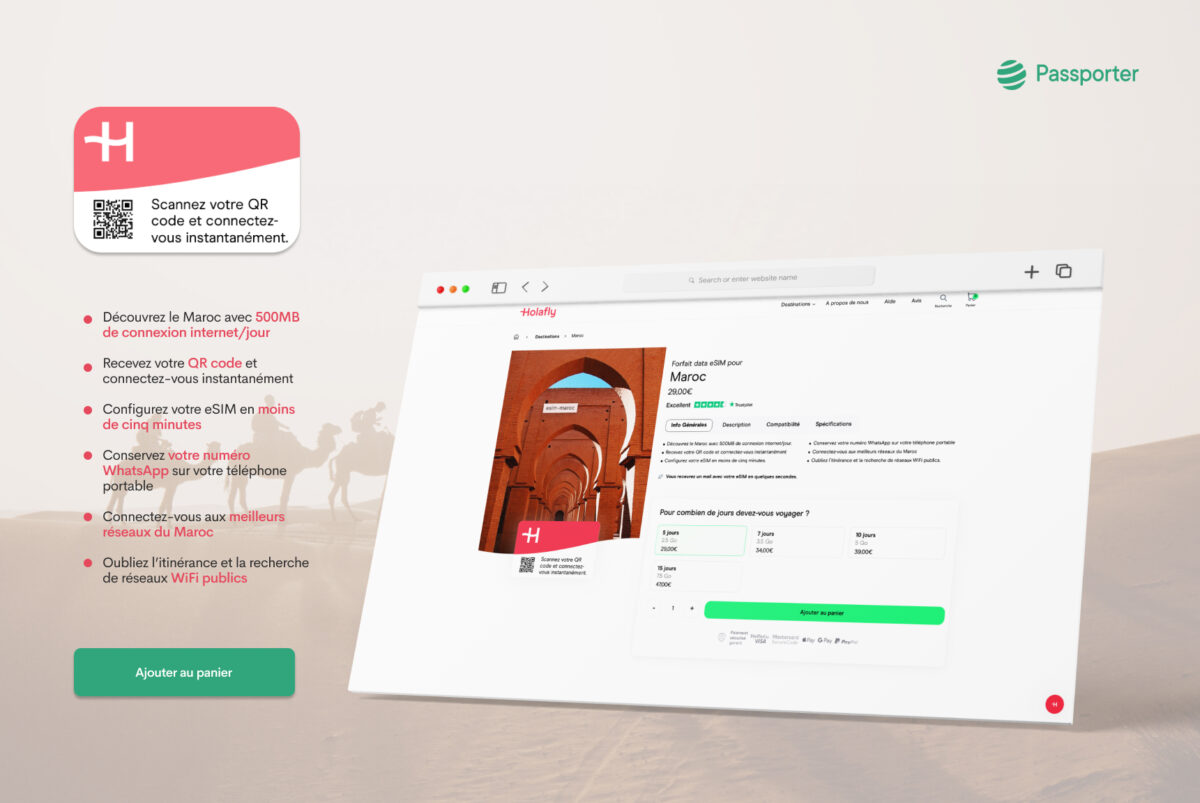 Quelle est la meilleure eSIM pour ton voyage à Maroc? - Passporter Blog